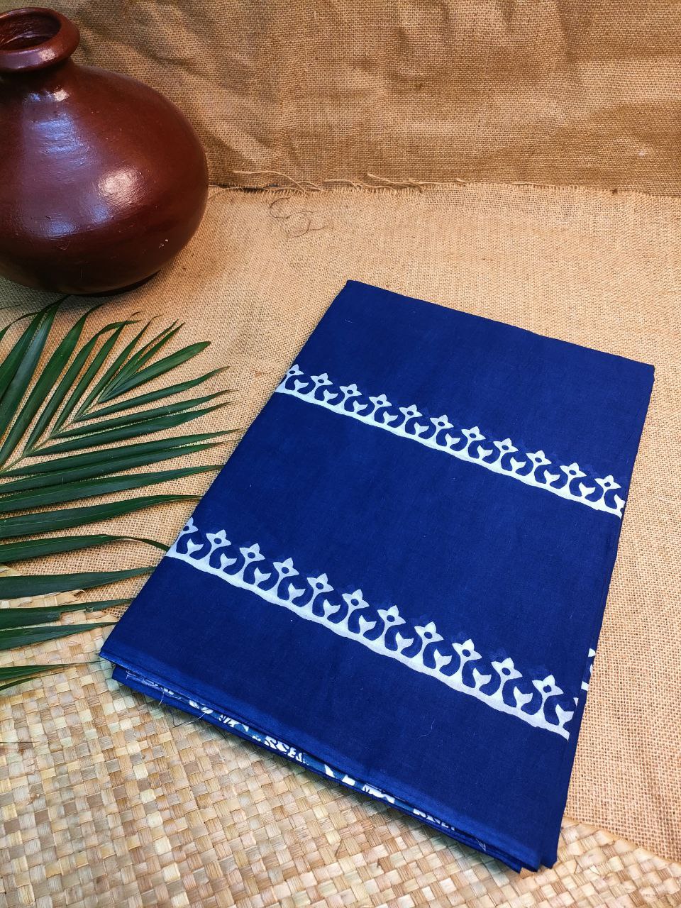 COTTON SAREE-(SR83) – Blocks & Prints